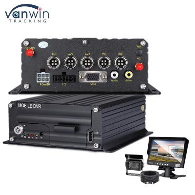 China Vehicle 1080P H.265 4CH SD Car Mobile DVR Dash Cam Recorder for sale