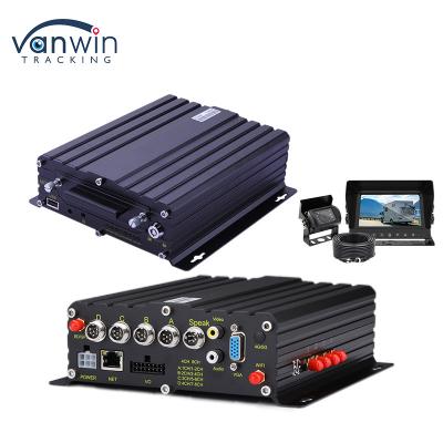 China H.265 4CH HD Vehicle Mobile DVR 1080P AI Car Recorder With Alarm Input Pulse Speed Input for sale