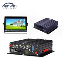 China H.265 4CH HD Vehicle Mobile DVR 1080P AI Car Recorder With Alarm Input Pulse Speed Input for sale