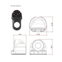 China AHD Car Reversing Camera Ultra Wide Angle Night Vision Truck Side View Blind Spot Waterproof for sale