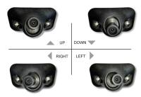 China Spy multi angle car front rear view camera with 3M Sticker VHB Mount for car interior for sale