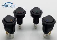 China Diverse Color DVR Accessories , Car Truck Rocker Round Toggle LED Switch On - Off Control for sale