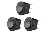 China Diverse Color DVR Accessories , Car Truck Rocker Round Toggle LED Switch On - Off Control for sale