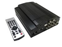 China 4G 4 Channel GPS Video vehicle dvr system with 2 Tera HDD Storage 4 Cameras RS232 MDVR for sale