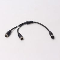 China Aviation Adapter Cable dual 4 Pin Male To 6 Pin Female Connector For 2 Cameras for sale