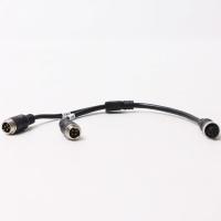 China 6-Pin Aviation Female To Dual 4P Male Aviation Adapter Cable For Vehicle Security System for sale