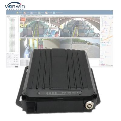 China 4G Online Video Tracking GPS Mobile DVR 1080p Sd Card 4 Channel Sim Card GPS Vehicle CCTV Camera for sale
