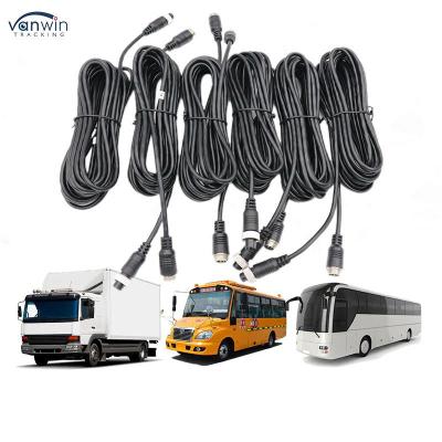China DVR Accessories Aviation Extension Cables 5M Male To Female 4-Pin Backup Camera Cable for sale