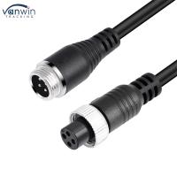 China DVR Accessories Aviation Extension Cables 5M Male To Female 4-Pin Backup Camera Cable for sale