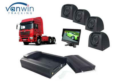 China Taxi CCTV Wifi Bus 4 Camera Car DVR 4CH 3G Live Video Tracking with GPS for sale