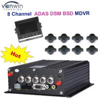 China 1080P H265 DUAL SD Card 8 Channel Mobile DVR with HDD Max 2TB for Taxi Trucks Vans for sale