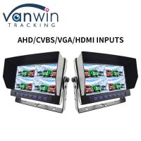 China IP69K 7 / 10.1 Inch Waterproof AHD Quad TFT Car Monitor Dispaly For Universal Vehicles for sale