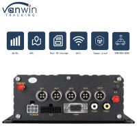 China 4G GPS WIFI Dual SD Card 4 Channel MDVR 1080P HDD AI DVR for Bus Cars Floklift for sale