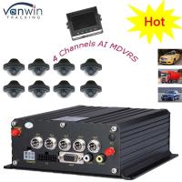 China 4G GPS WIFI Dual SD Card 4 Channel MDVR 1080P HDD AI DVR for Bus Cars Floklift for sale