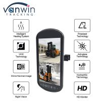China 7 inch 2 Channel HD 1 Way Audio Input Car Monitor Rearview Mirror High Digital New Panel for sale