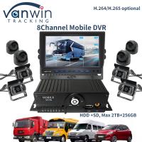 China 8 Channel 1080P AHD Mobile DVR Vehicle CCTV MDVR 2TB HDD For Truck Taxi Bus for sale
