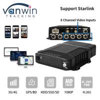 China 4G Starlink 1080P AHD 8 Channel Cars CCTV MDVR GPS 4G WIFI Camera System Mobile DVR for sale