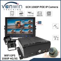China 4G 6 Channel H. 265 HDD Car Mobile DVR For Security Camera Vehicle for sale