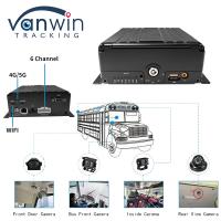 China 4G 6 Channel H. 265 HDD Car Mobile DVR For Security Camera Vehicle for sale