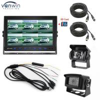 China 10.1 Inch AHD Quadripation Monitor Onboard Monitoring Display Screen for sale