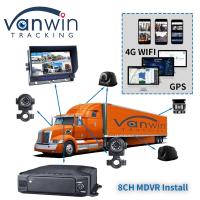 China 1080p HDD 8ch Mobile DVR 4g GPS WIFI MDVR Kit Camera System For Vehicle Tracker Car Security for sale