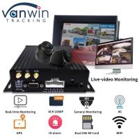 China 4CH Dual SD Card GPS MDVR Camera With 4G WiFi Mobile DVR School Bus Security System for sale