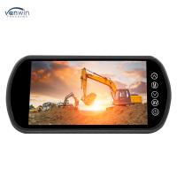 China 7-Inch Car Rearview Mirror Monitor Truck AHD Four-Way Split Screen Display Monitor for sale