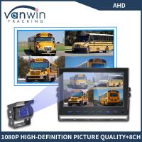 China 9 Inch 8 Channel AHD Monitor Video 1080P Car LCD IPS Monitor for Bus Truck Trailer for sale