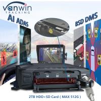 China AHD 1080P 8CH 4G GPS Mobile DVR With Built-In ADAS DSM BSD Algorithm AI Powered for sale