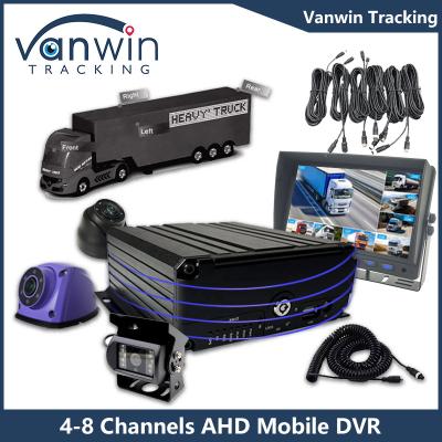 China AHD 8CH HDD Remote Control Mobile DVR 1080P 4g GPS Function Vehicle Safety Monitoring Cmsv6 MDVR for sale