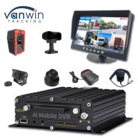 China ADAS DMS BSD AI Vehicle Fleet Cam Car With 8CH WiFi GPS 4G Live View Mobile DVR For Car for sale