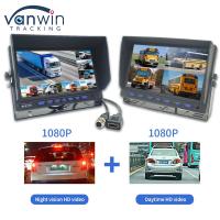 China 10.1 inch AHD Car Screen Display 8CH MDVR Camera 1080P Color TFT Car Monitor Systems for sale