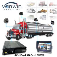 China MAX 512GB Dual SD Card Storage 4CH Mobile DVR With 4G GPS 1080P Full HD SD Card Mdvr for sale