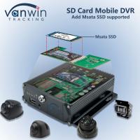 China Mini Size Add Msata SSD Supported 4CH Mobile DVR 4G Vehicle Gps Tracking MDVR for sale