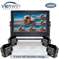 China 9 Inch AHD 1080P MDVR Monitor 8 Channel Full HD Split Display Monitor For Vehicle for sale