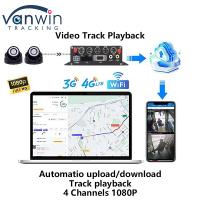 China 4G GPS Dual SD Card Mobile DVR 1080P 4CH CCTV Camera Recorder Security Mobile Tracking DVR for sale