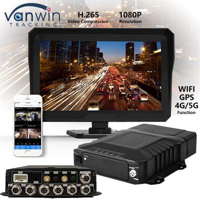 China 8CH 1080P AHD HDD Mobile DVR With 4G GPS MDVR Recorder Truck Security Monitor Alarm System for sale