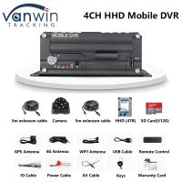 China 4CH 5G CMSV6 System AI Mobile DVR With GPS ADAS BSD DMS H.265 MDVR for Car CCTV Monitor for sale