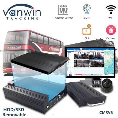 China OEM 8CH HD 1080P HDD Mobile DVR With 4G GPS WIFI MDVR For Fleet Management System for sale
