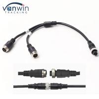 China 6 Pin Aviation Female To Dual 4P Male Aviation Adapter Cable For Vehicle Security System for sale