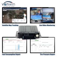China 4CH 1080P Dual SD Card Mobile DVR Support Oil Sensor 4G Real Time Video Monitoring GPS Tracker for sale
