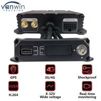 China 4CH Dual SD Card Mobile DVR Mini Size Car Black Box in Vehicle CCTV 4G GPS MDVR for sale