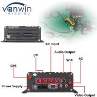 China 8CH 4CH 4G GPS ADAS DMS 2TB HDD SD Mobile DVR Kit AI MDVR GPS Tracking System Taxi MDVR for sale