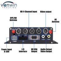 China CMSV6 4CH Dual SD Card Mobile DVR 4G GPS Real Time Monitoring Video Surveillance MDVR for sale