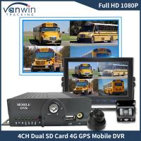 China H.265 4CH Full HD Mobile DVR Live Stream Blackbox Recorder 4G Wifi GPS Vehicle CCTV for sale