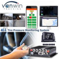 China 4CH 4G Wireless Real Time Truck MDVR With 6-24 Wheels Digital Tire Pressure Monitor System for sale