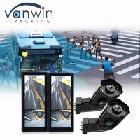 China Waterproof HD 12.3 Inch Truck Bus E-Mirror Side View Blind Spot Dual Lens Camera System Side View Rear View Car Monitor for sale