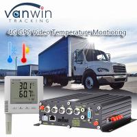 China Freezer Truck Temperature Monitoring System 4G Vehicle GPS MDVR All In One Solution for sale