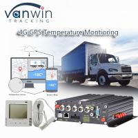 China Wireless 4CH 4G GPS Video Recorder Temperature Monitoring For Refrigerated Vehicles for sale