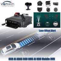 China 8CH 1080P Ai HDD Mobile DVR Real Time Monitoring And Tracking 4G Ai Adas DMS MDVR CCTV System for sale